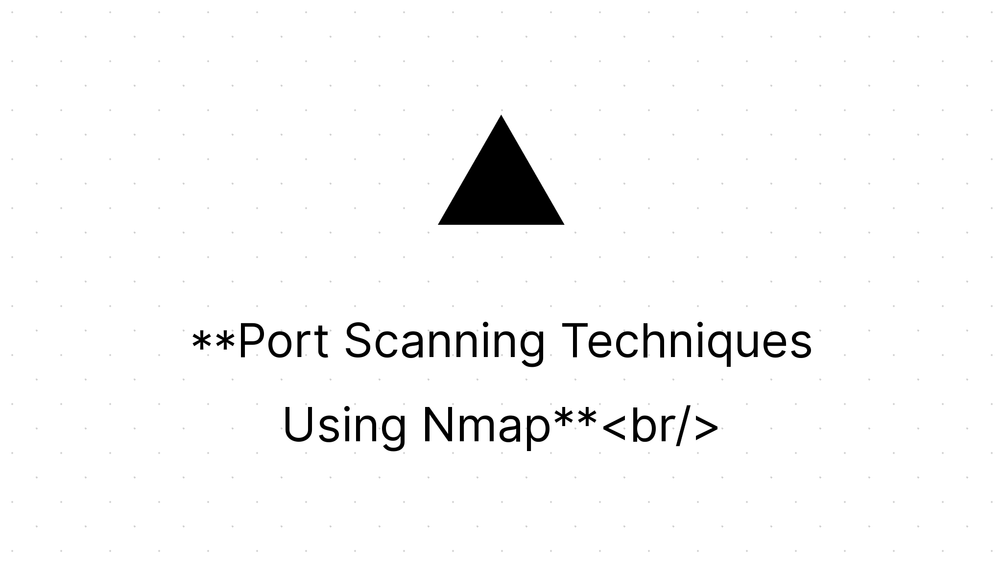 Port Scanning Techniques Using Nmap — Taufik Crisnawan S